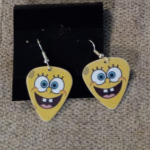 SpongeBob Squarepants | Jewelry | Pair Of Spongebob Squarepants Guitar ...